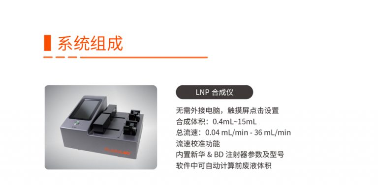 LNP/纳米脂质体颗粒合成系统设备 - FluidicLab微流控实验室_值得您信赖的微流控合作伙伴
